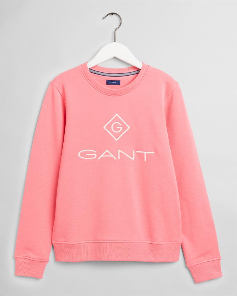 Gant Apparel Womens LOCK UP C-NECK SWEAT 665/RAPTURE ROSE